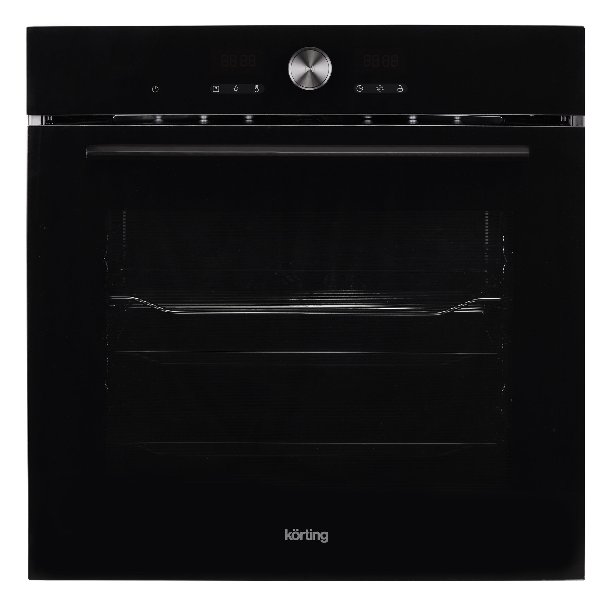 Электрический духовой шкаф KORTING OKB 1680 GN MW, черный, 72л