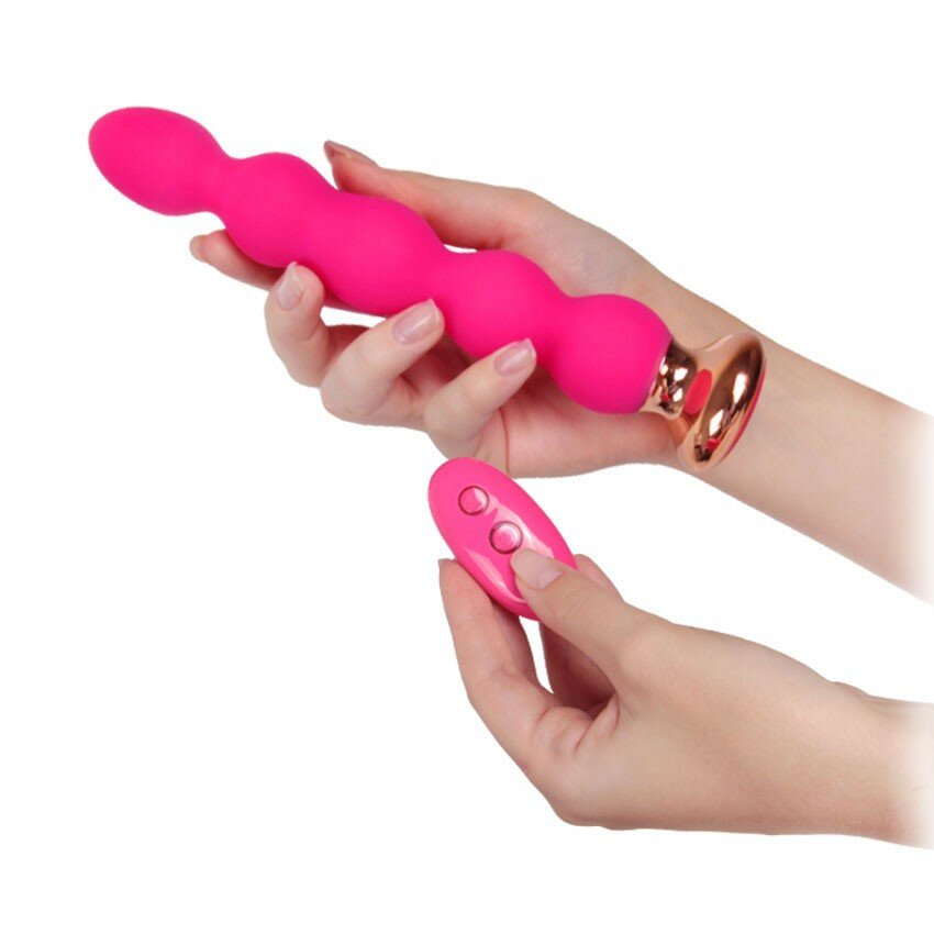 Вибратор анальный Orion Dual Peak, 10 режимов, с пультом ДУ - 19 см.