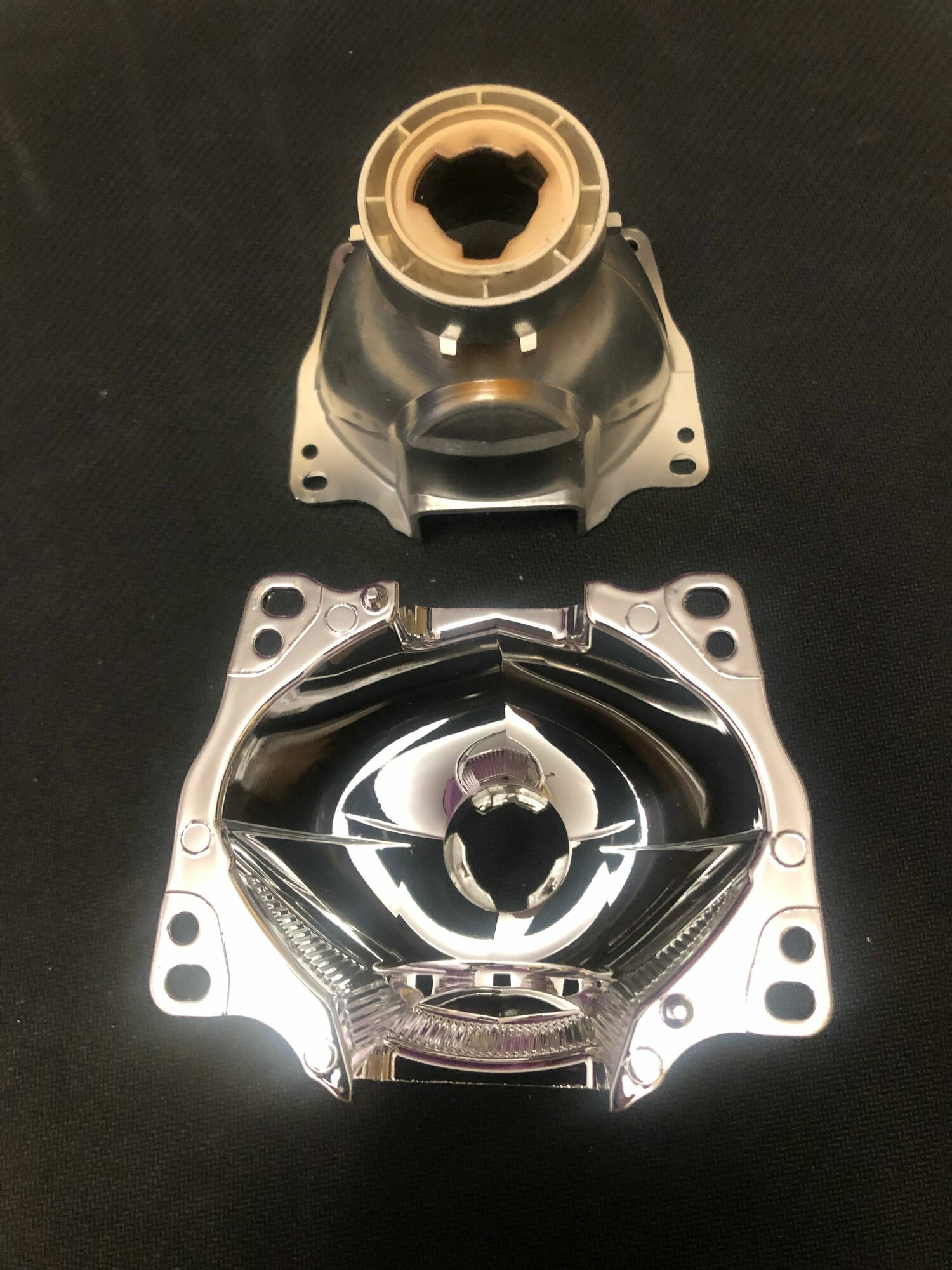 Отражатели линз Koito 68005 для фар, восстановленный оригинал, комплект 2 шт.