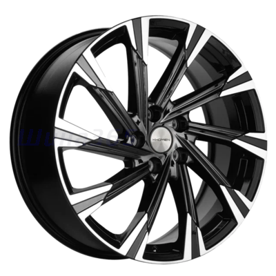 Литой колесный диск Khomen Wheels KHW1901 (Haval 7/7x) 7,5x19/5x114,3 ET40 D64,1 Black-FP