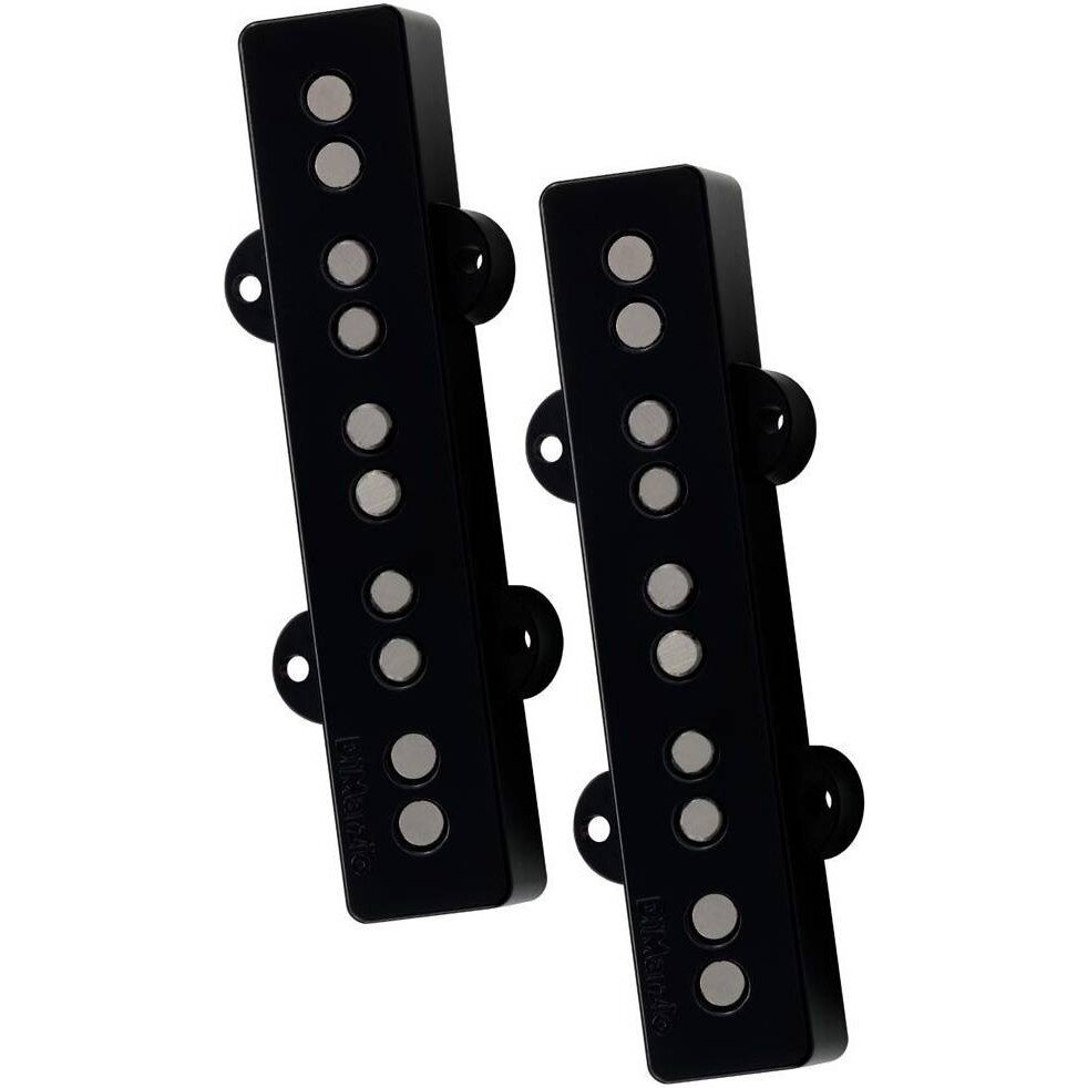 Комплект звукоснимателей для 5-струнной бас-гитары типа Jazz Bass DiMarzio DP547BK-DP548BK, черный