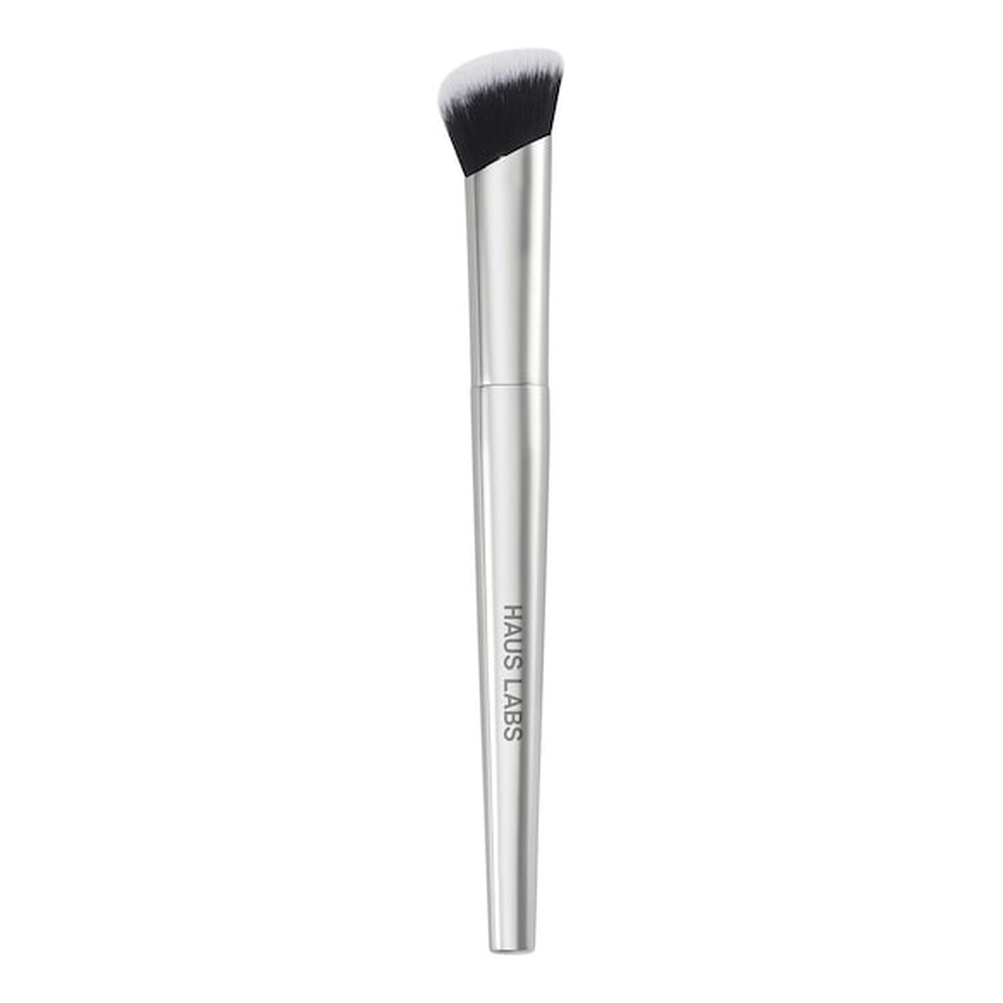 Кисть Haus Labs Cruelty-Free Concealer Brush, для консилера, округлая, серебристая