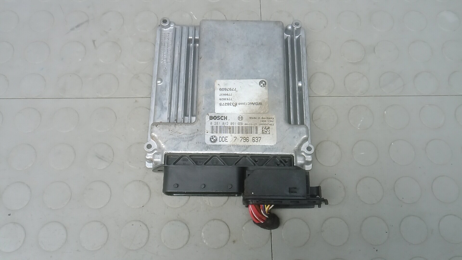 Блок управления двс BMW 5 E60/E61, Номер 0281012091