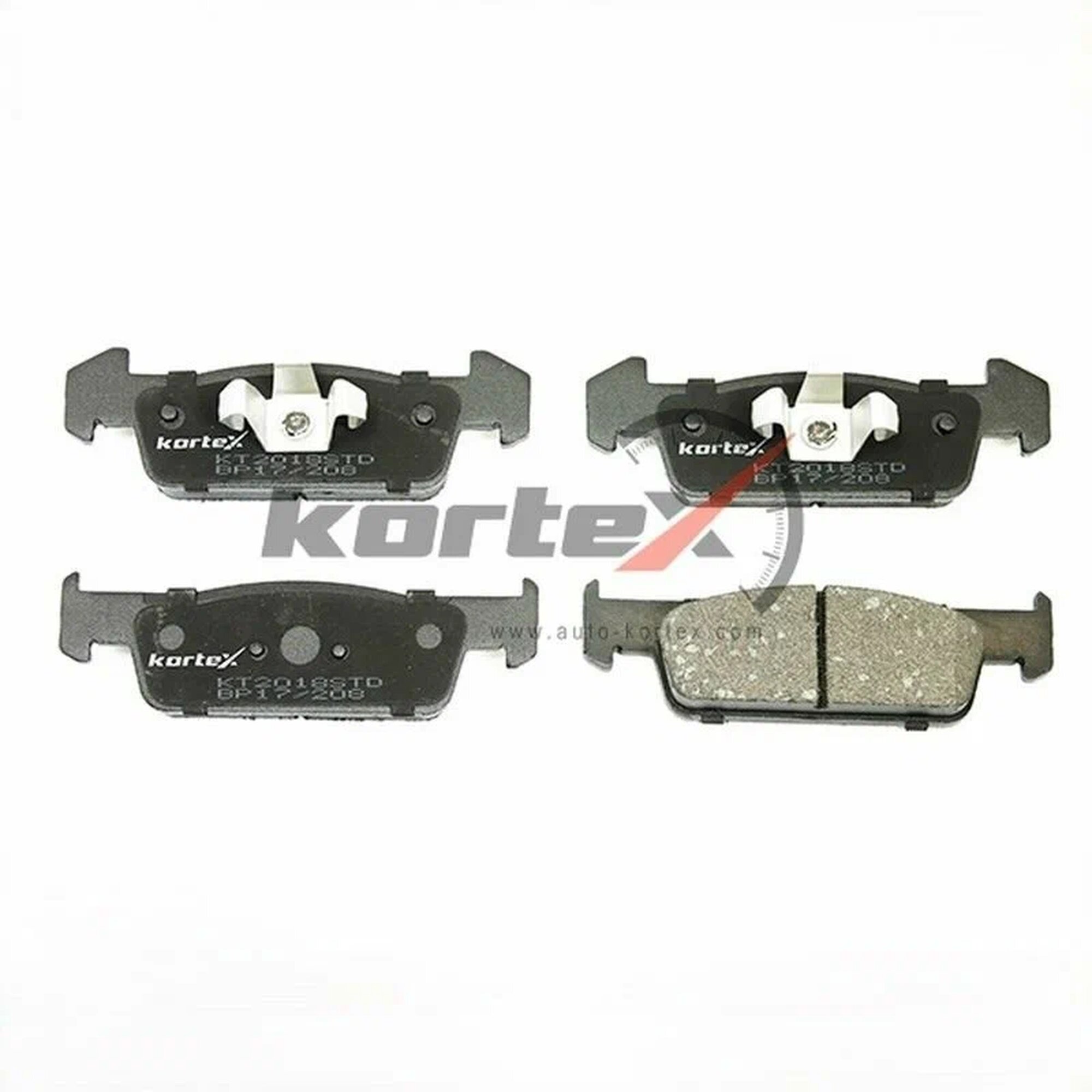 Тормозные колодки дисковые передние KORTEX KT2018STD для а/м Dacia, Renault