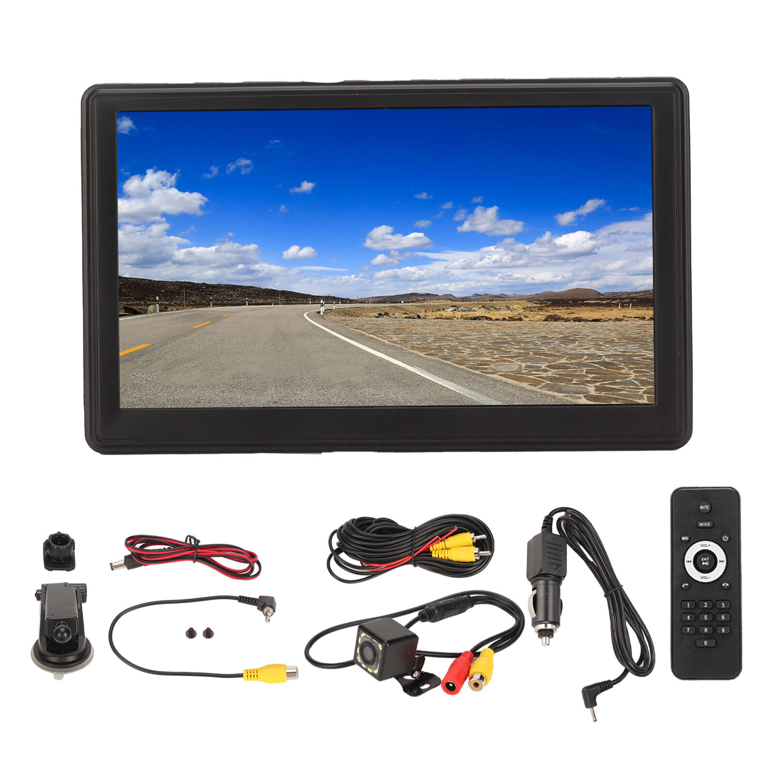 Автомобильный MP5 Player 7in сенсорный экран экрана Bluetooth Car Stereo с 12 светодиодной резервной камерой для Android