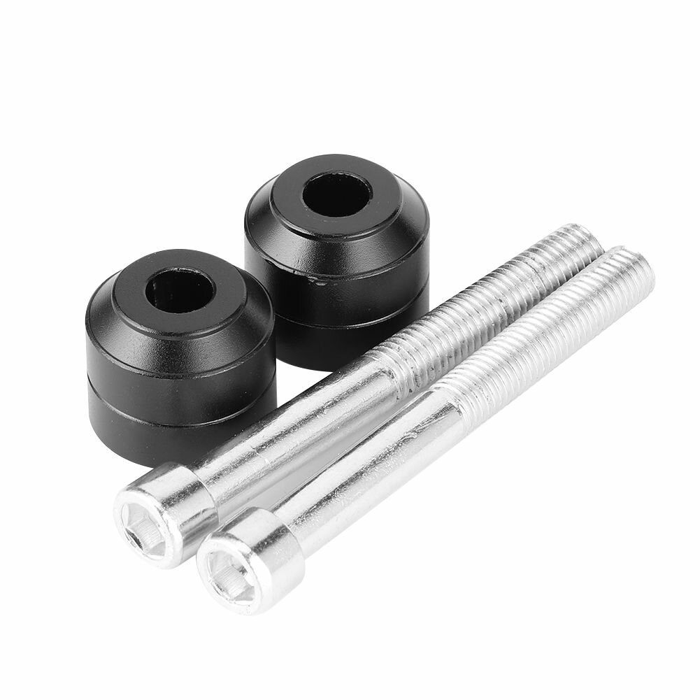 Удлинители руля 28 20 мм для BMW F650/700/800 GS (черные, 2 шт)