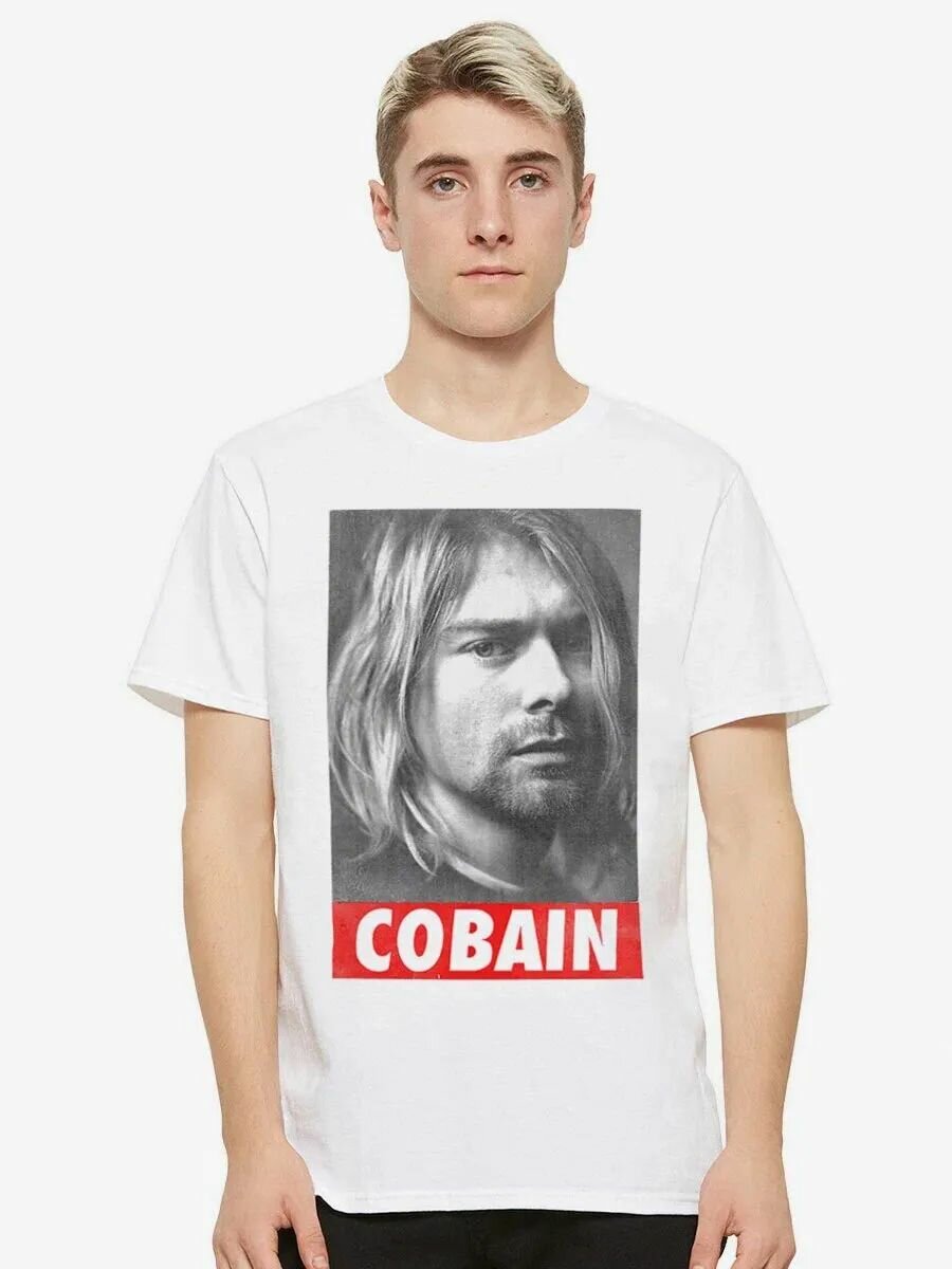 Футболка Нирвана / Курт Кобейн / Мужская