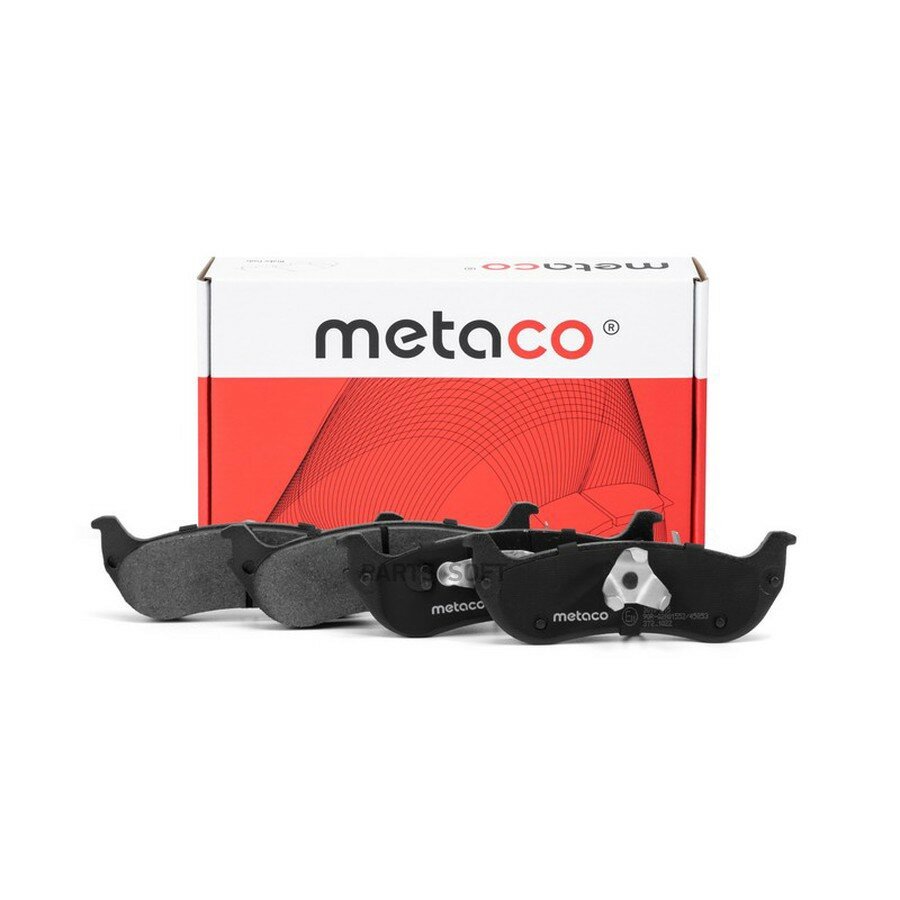 METACO Колодки тормозные задние дисковые к-кт Chrysler Pacifica (2003-2008)