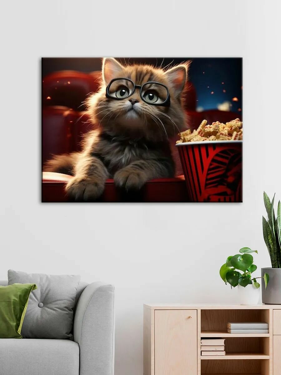 Картина на стену "Коты", 70х50 см