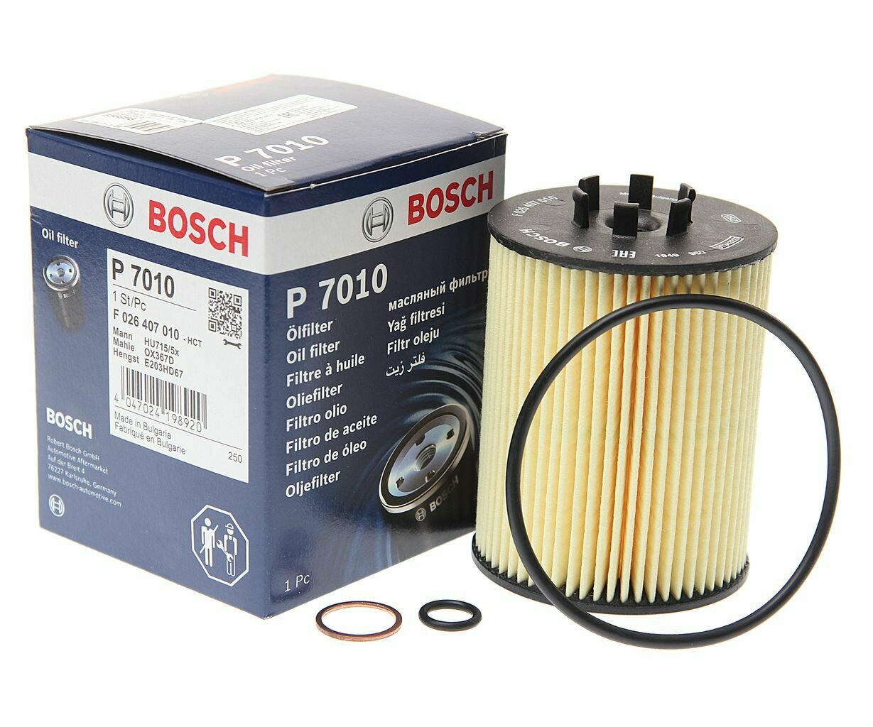 Фильтр масляный BMW 5 (E60),7 (E65), X5 (E53) BOSCH