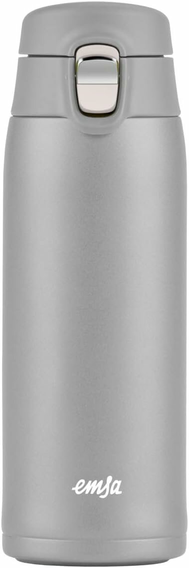 Термокружка Emsa Travel Mug N21510 - 0,4 л из нержавеющей стали, цвет серый