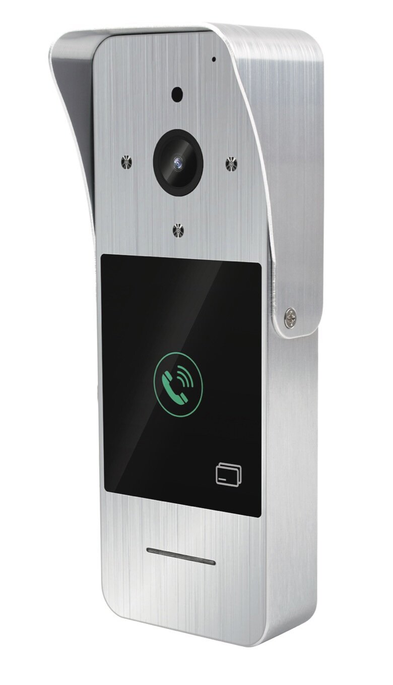 Вызывная видеопанель Skybeam 94221-K-1080P антивандальная цвет серый/черный