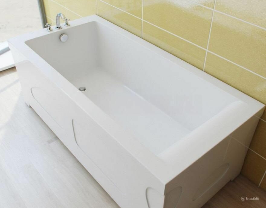 Ванна из искусственного мрамора Aquanet Bright Stone 180x70 AQ-00338574