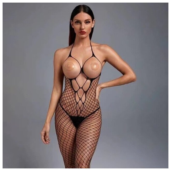 Эротический боди-комбинезон женский черный новинка от Hungry Fox "Голодная Лисичка" (арт. 804)0