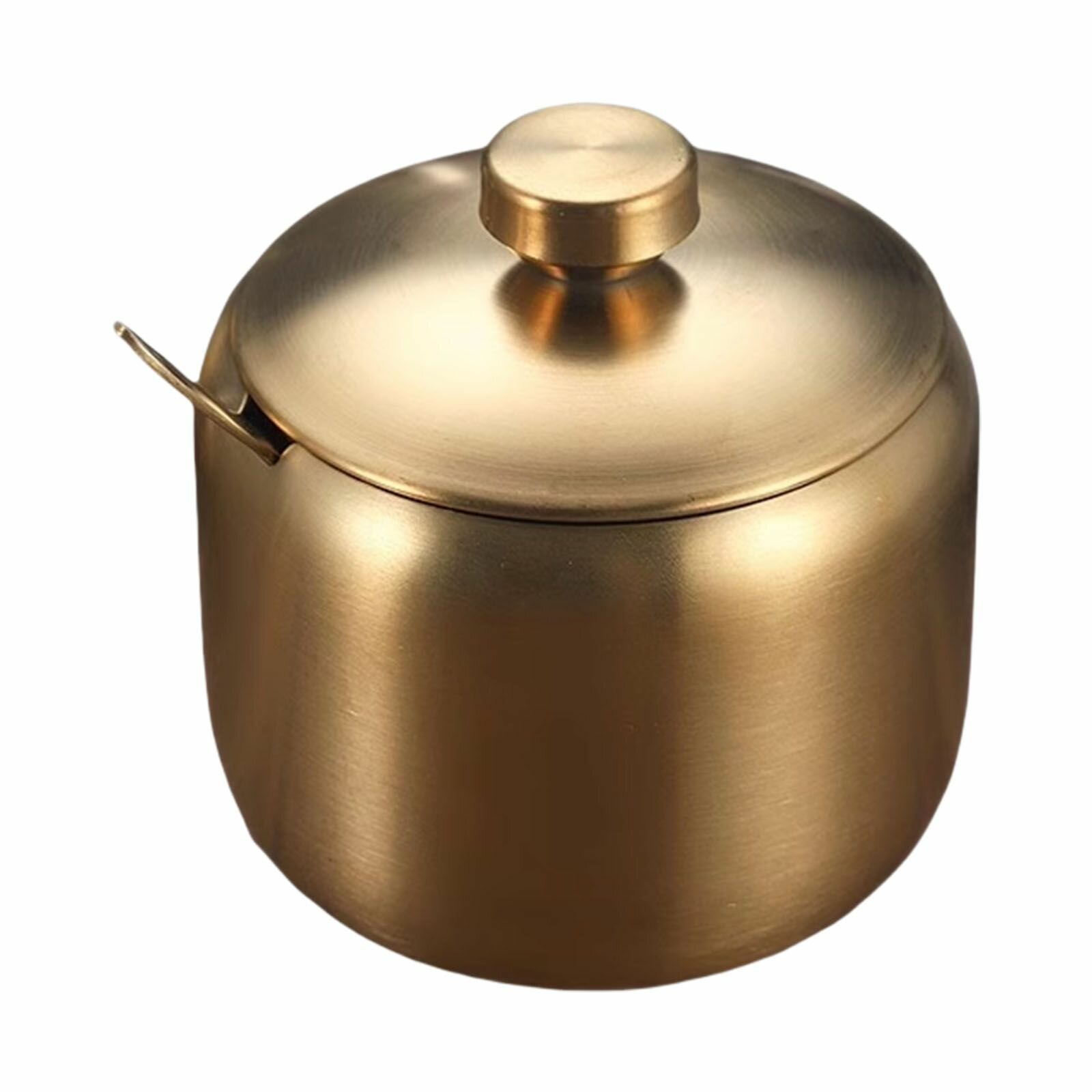 Современные банки для хранения специй с золотой ручкой из прочной нержавеющей стали