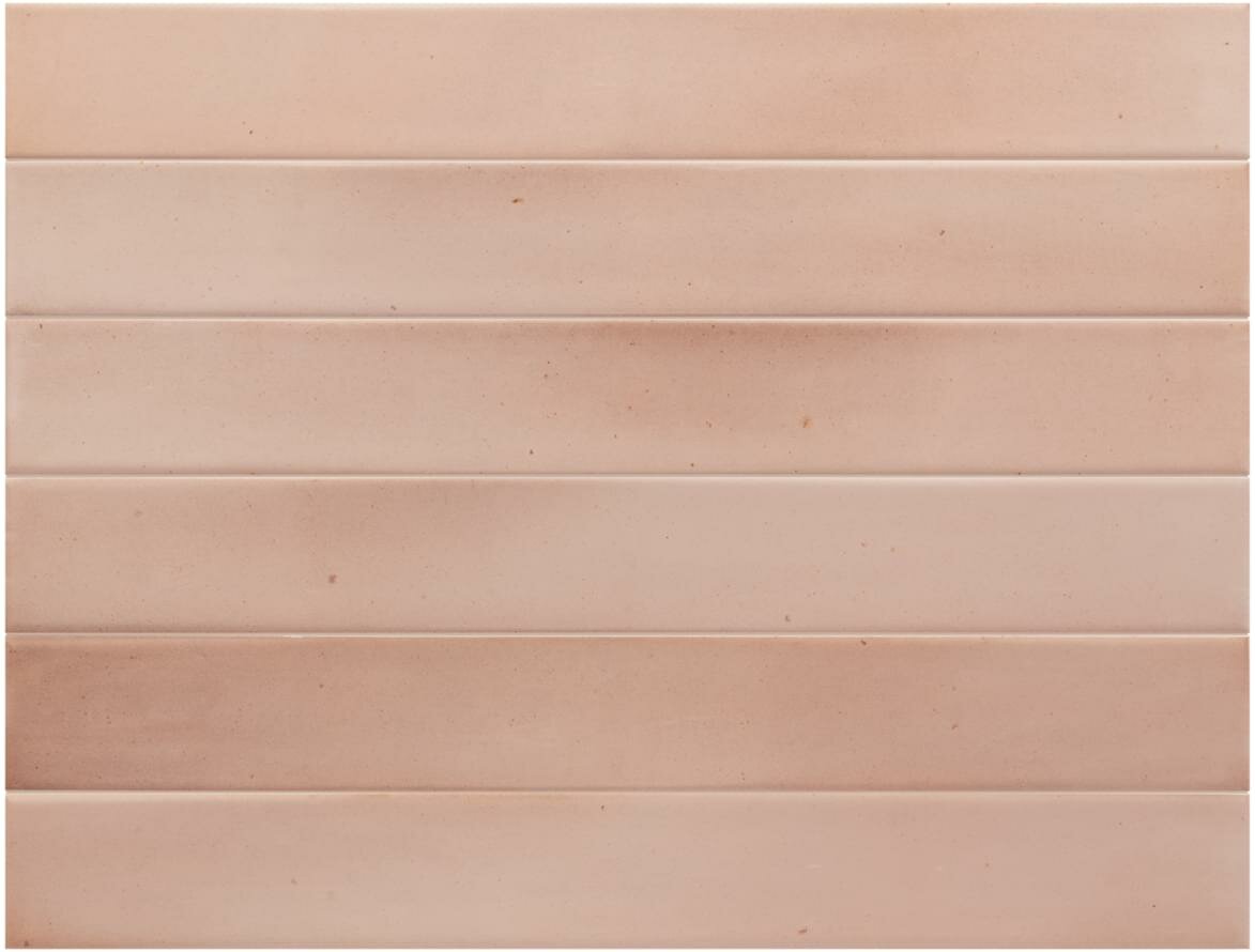 Плитка EQUIPE MASSIMO Pink Sand , 31572 прямоугольная , матовая, 5x40 см , уп 1м2 (50шт.)