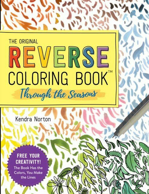 Norton, Kendra "Original reverse coloring book (tm): through the seasons"