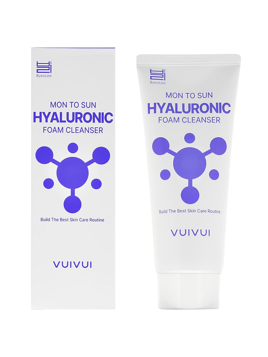 Пенка для умывания VUIVUI MON TO SUN с гиалуроновой кислотой 100 гр