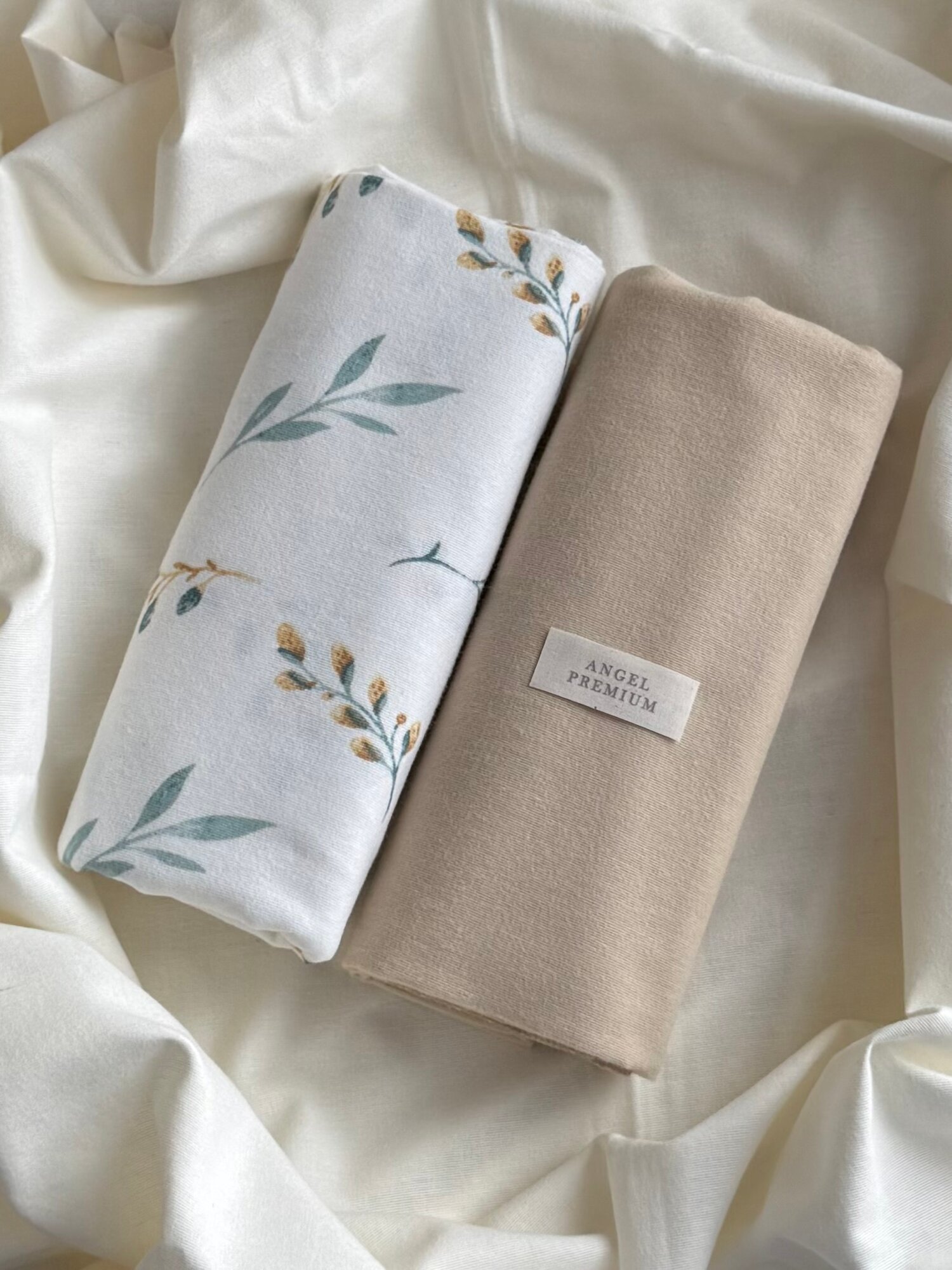 Комплект больших фланелевых пеленок ANGEL PREMIUM 100х120