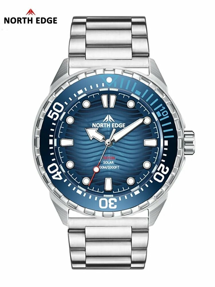 NORTH EDGE Спортивные часы, цвет голубой