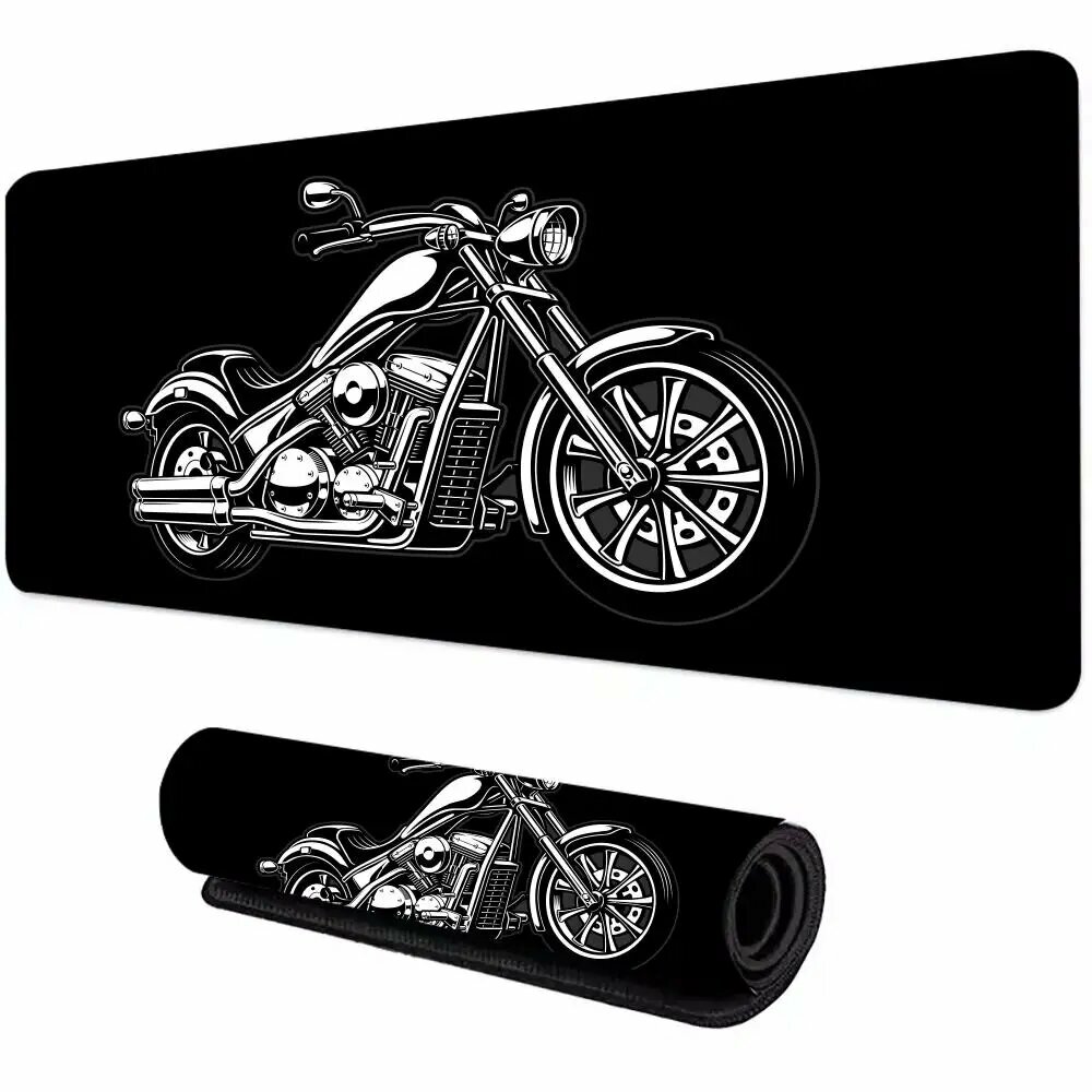 Крутой мотоциклетный коврик для мыши XXL игровой резиновый коврик для мыши большой геймер Mause ковер ПК настольный коврик клавиатура компьютерный офисный длинный коврик для мыши