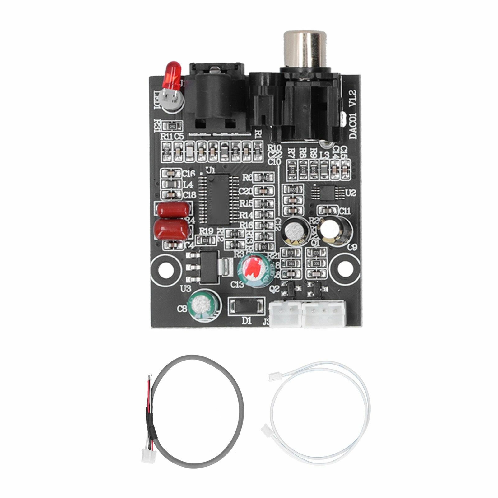 ЦАП декодер 24 бит, оптический/коаксиальный выход, 192 кГц, стерео