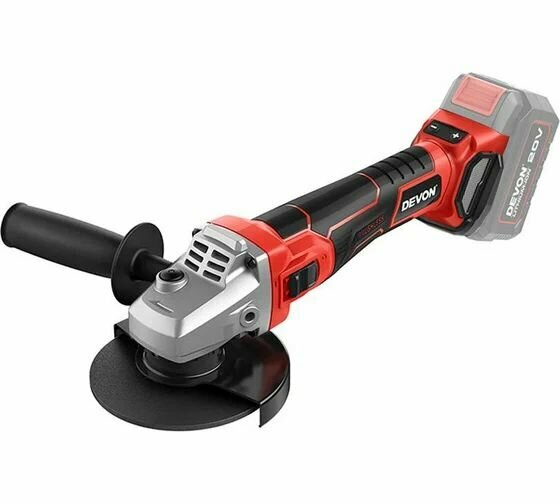 Аккумуляторная углошлифовальная машина DEVON без аккумулятора и ЗУ 2905-Li-20-125Q