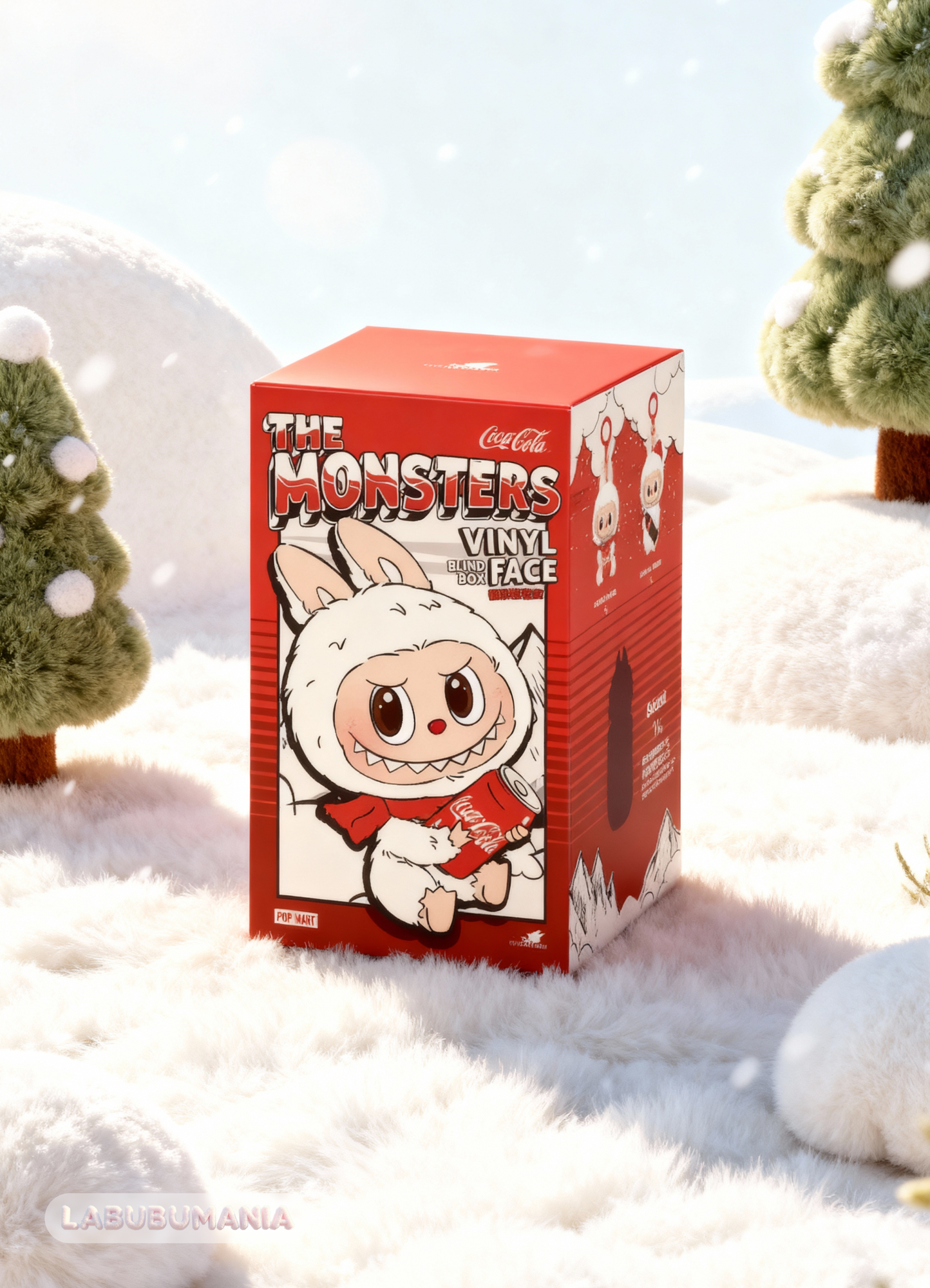 Брелок-игрушка LABUBU «BLIND BOX» (случайный цвет), оригинал, коллекция «Coca cola»