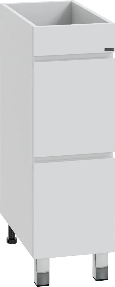 Тумба под раковину без столешницы СаНта Марс 29 2 ящика, напольная, для стиральной машины