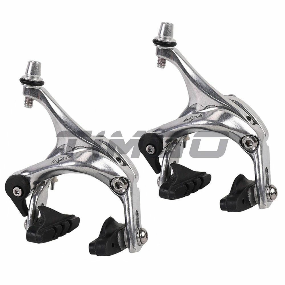 Тормоз клещевой, reach 47-57mm, передний и задний, cеребро