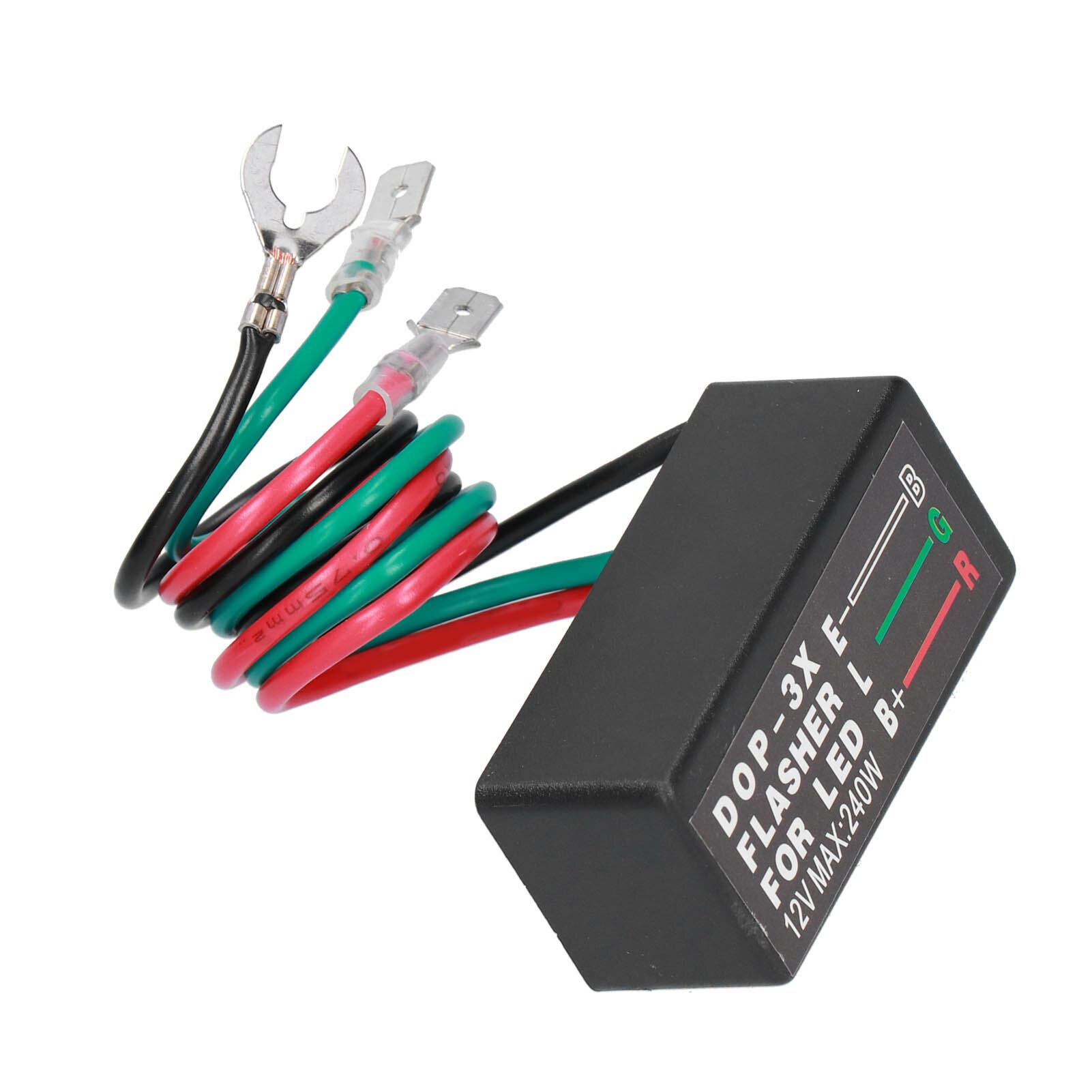 Реле вспышки DOP 3X 12 В постоянного тока, 20 А, универсальное светодиодное реле указателя поворота для автомобиля, мотоцикла