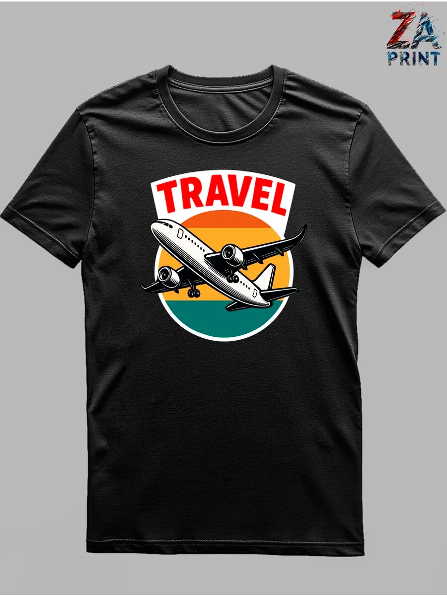 Футболка путешествие самолет