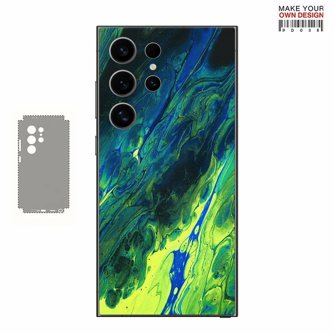 Наклейка-скин на Samsung Galaxy S25 Ultra, цвет как на фото