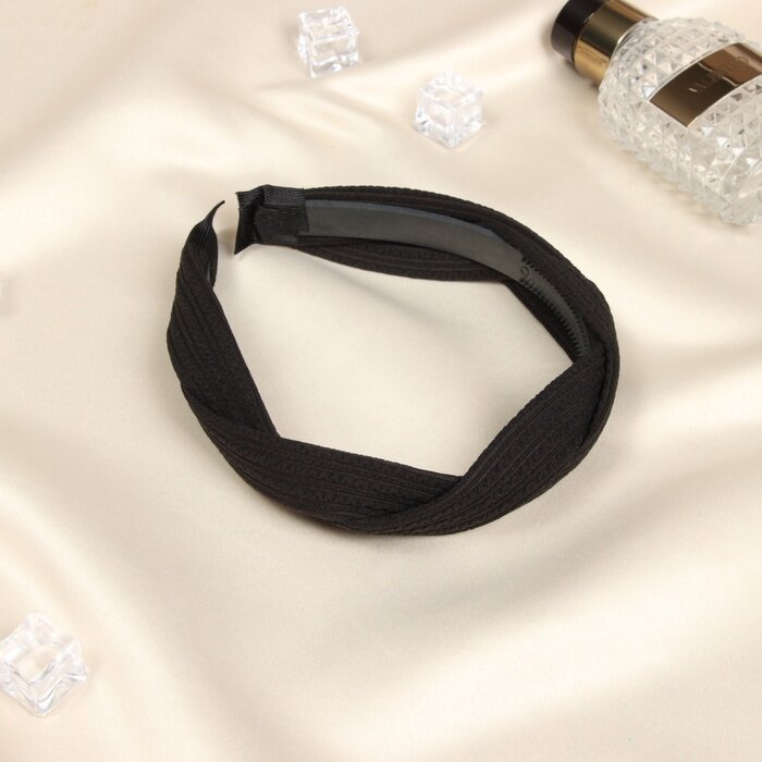 Ободок для волос Queen Fair "Жаннет", коса, плетение, ширина 3 см