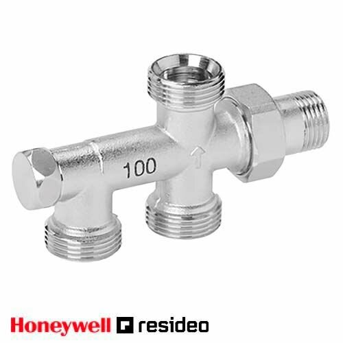 Клапан для подключения радиатора DN15/Ду15 нижнего подключения Honeywell V2212XD020