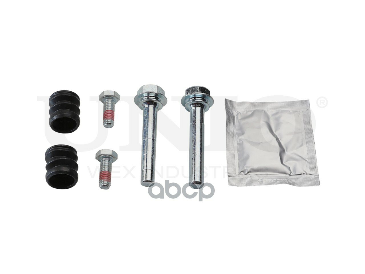 Комплект направляющих переднего тормозного суппорта VW Transporter T4 90- UNIO арт. BRK-30052