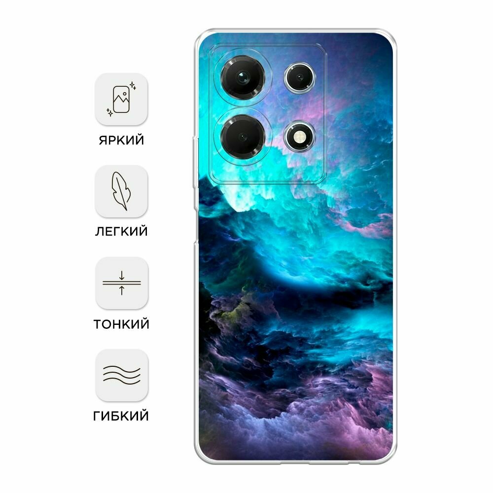 Чехол на Infinix Note 30 4G / Инфиникс Нот 30 4G с принтом "Бирюзовое небо" — фото 1