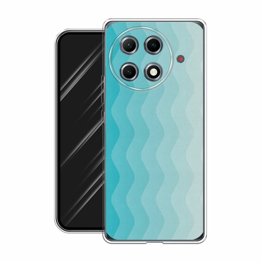 Чехол на Tecno Camon 30S Pro / Текно Камон 30S Про с принтом морской градиент — фото 1