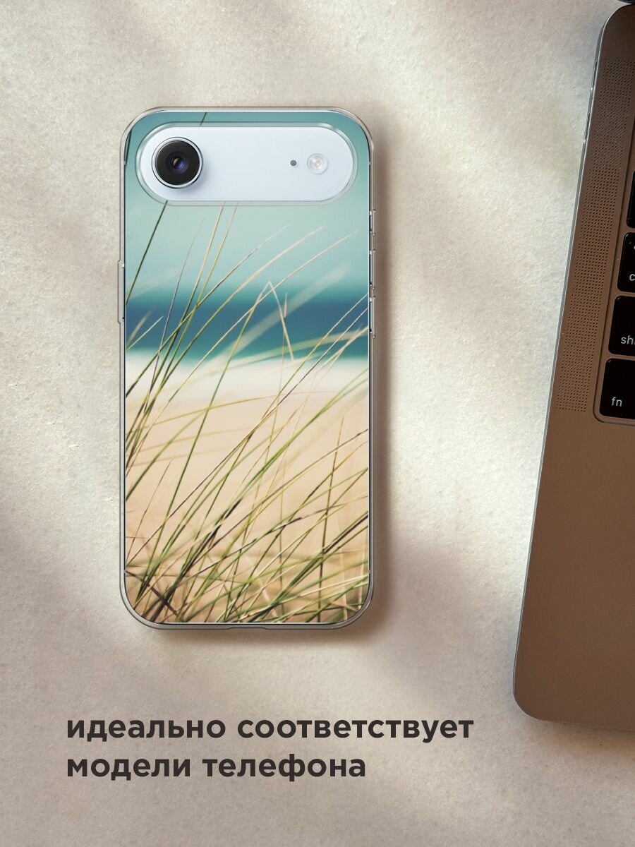 Чехол на Apple iPhone Air / Айфон Айр с принтом "Морской пляж" — фото 1