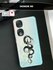 Чехол на Honor 90 / Хонор 90 с принтом "Змея с мечом чёрная", прозрачный