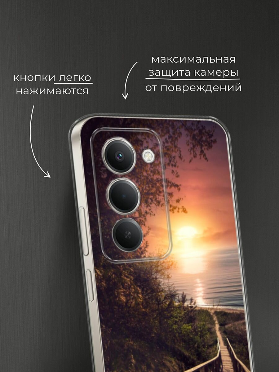 Чехол на Xiaomi Redmi 15 / Сяоми Редми 15 с принтом "Мост у воды" — фото 1