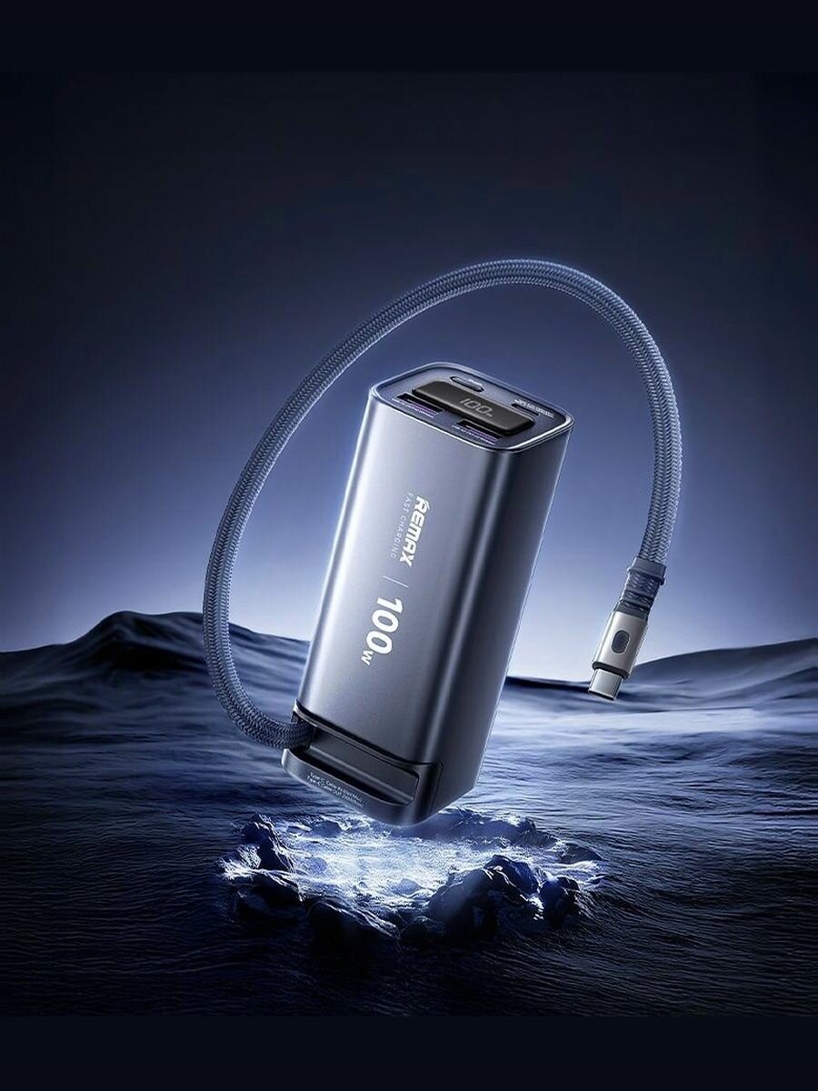 Повербанк Remax 20000 mAh 100w FC-22 Type-C cable Серый