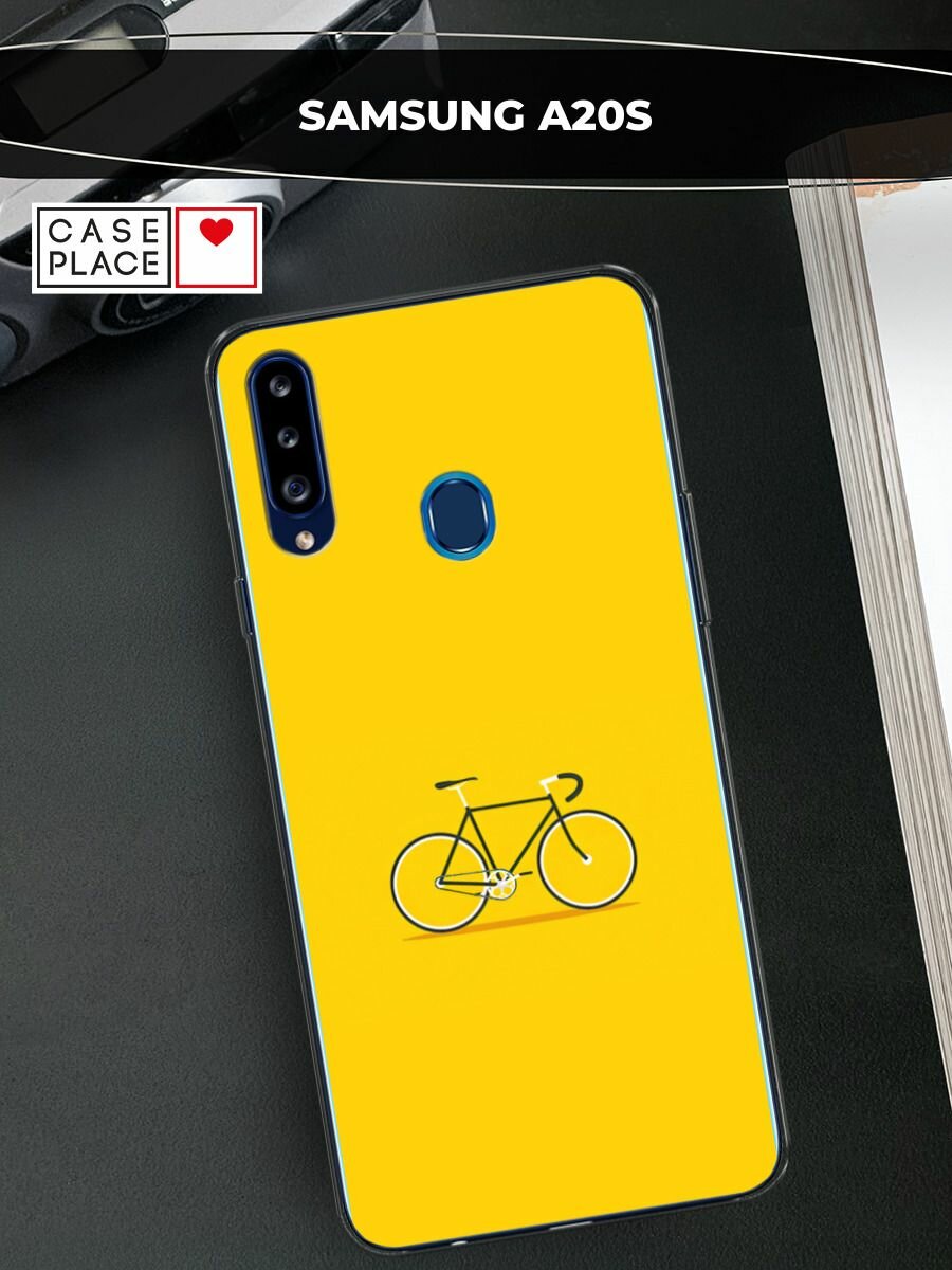 Чехол на Samsung Galaxy A20s / Самсунг Галакси A20s с принтом "Хобби велосипед 1"