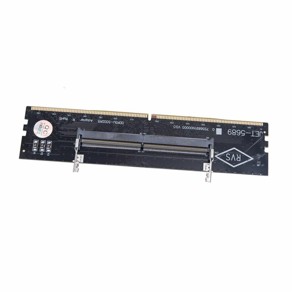 Адаптер DDR5, тестер памяти для ноутбука, конвертер UDIMM, Черный