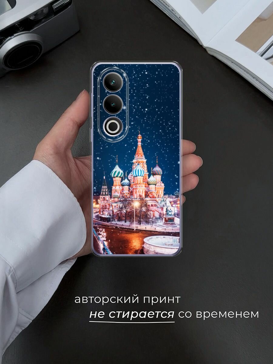 Чехол на Oneplus Ace 3V / Ван Плас Эйс 3V с принтом "Москва 1" — фото 1