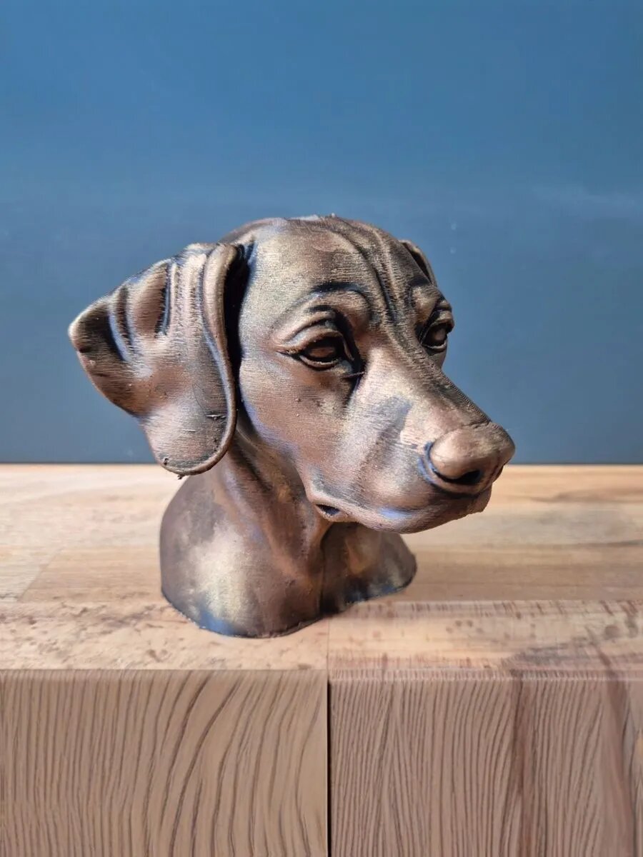 Собака Далматин (10см, белый матовый) Верный друг