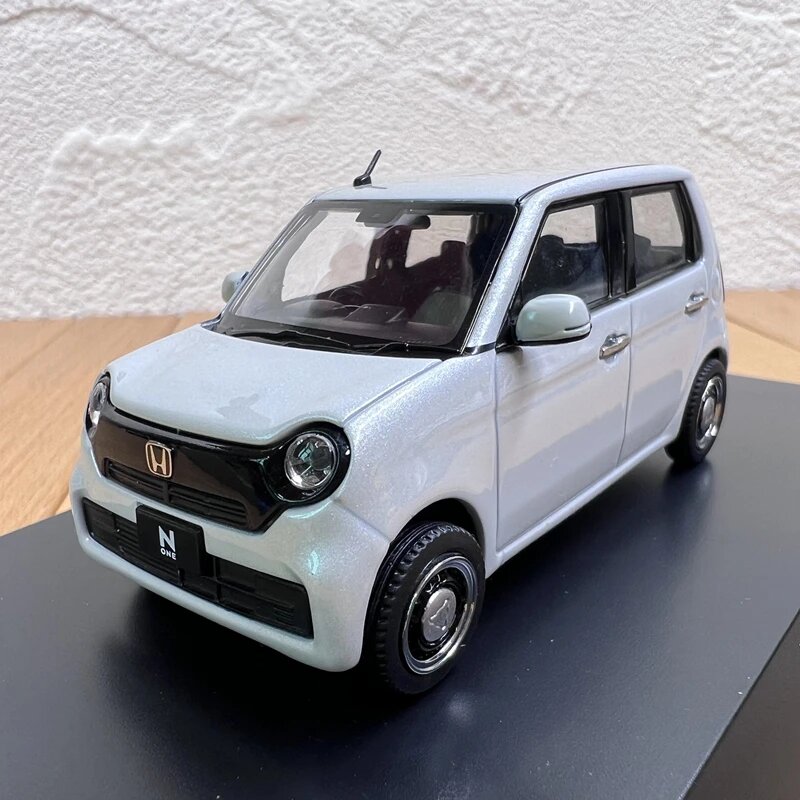 Модель автомобиля 1/43 Honda K-CAR N-One из сплава, литая металлическая игрушечная мини-модель автомобиля, модель миниатюрной коллекции в масштабе, подарок для детей, White
