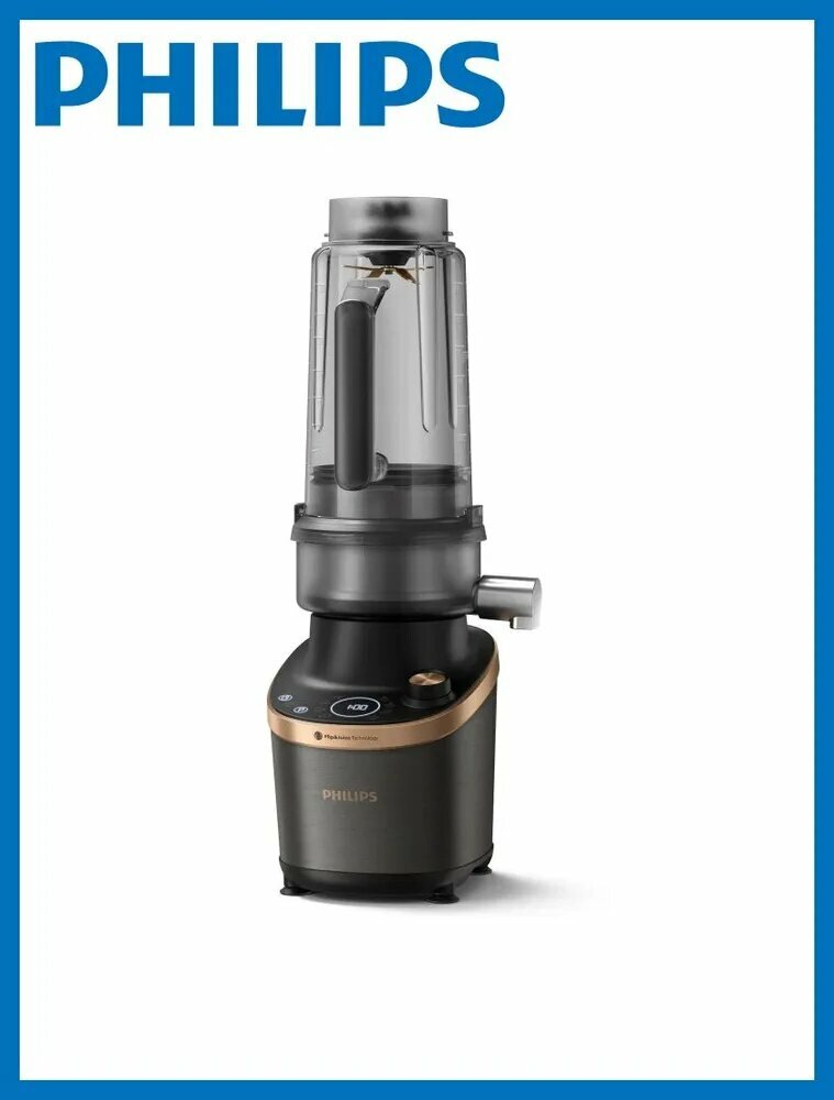 Philips Стационарный блендер HR3770/00, черный, медь