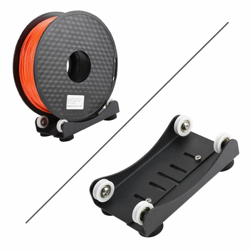 Настольный держатель для нити, подставка для катушек с материалами, полки, принадлежности, фиксированное седло для ABS PLA 3D-принтера, подставка для материала, черный