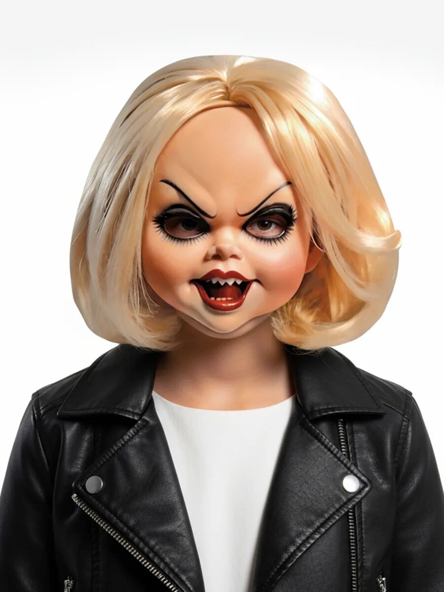 Карнавальная маска куклы Чаки, желтый